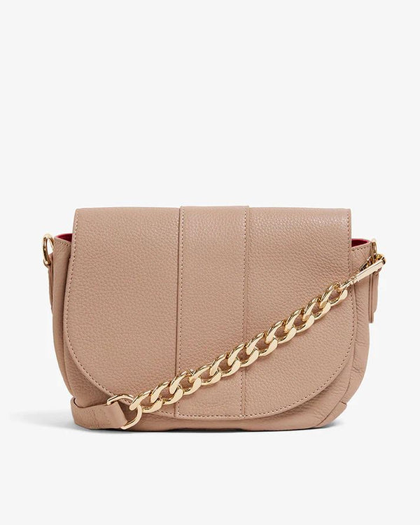 ARLINGTON MILNE Zara Saddle Bag - Fawn - Zabecca Living
