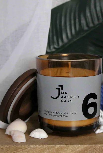 MR JASPER SAYS The Surfer Kinda Guy Candle - 285g - Zabecca Living