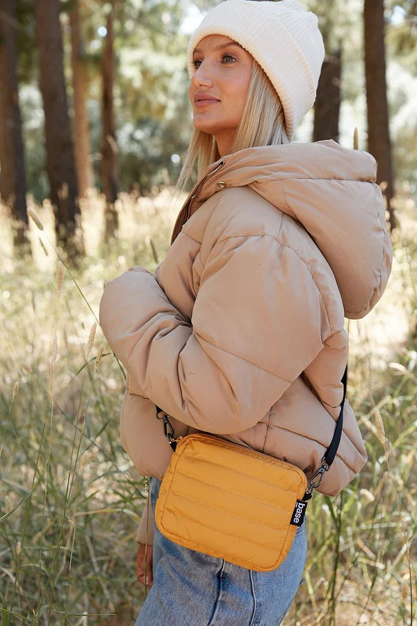 Base Supply | Mini Base Crossbody Bag - Mustard | Zabecca Living