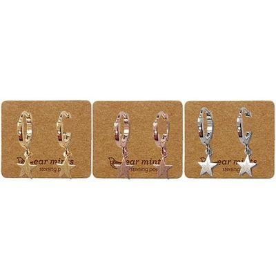EAR MINTS | Star Pend Hoop Earrings | Zabecca Living