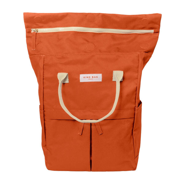 Kind Bag | Backpack - Medium Burnt Orange | Zabecca Living