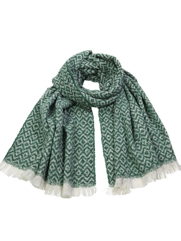 Tiger Tree | Alaska Scarf - Green | Zabecca Living