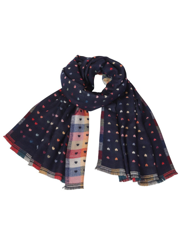 Tiger Tree | Piccolo Romance Scarf - Midnight | Zabecca Living