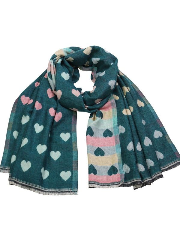 Tiger Tree | Romance Scarf - Green | Zabecca Living